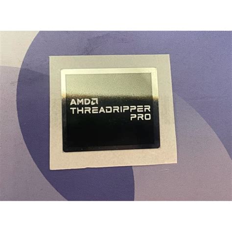 Original Amd Threadripper Pro Logo Sticker Shopee Malaysia