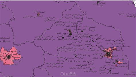 خريطة رقمية لأي حي بالمملكة العربية السعودية خمسات