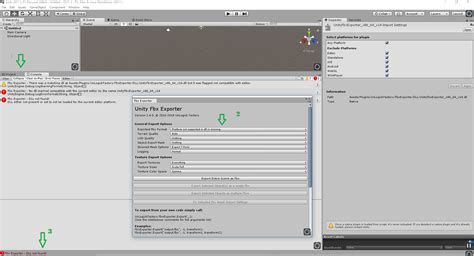 Unity Fbx Exporter Export Meshes Skinned Meshes Terrains And