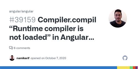 Compiler CompileModuleAndAllComponentsSync Runtime Compiler Is Not Loaded In Angular