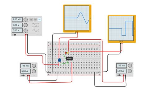 Circuit Design Diffrentiator Tinkercad