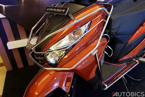Honda Grazia Accessories Showcased At Its Launch Autobics