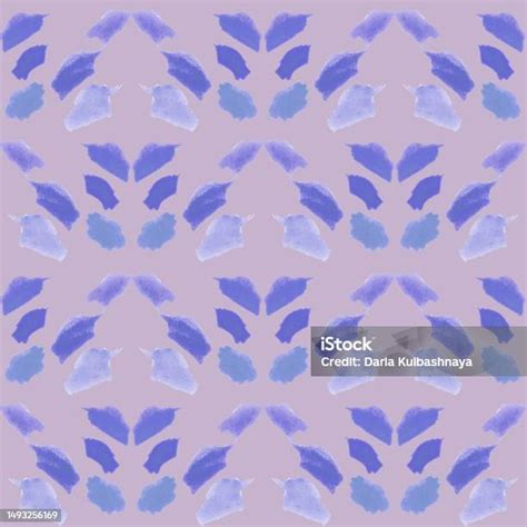 추상적인 원활한 패턴입니다 손으로 그린 수채화 붓놀림 화려한 장식 배경입니다 매끄러운 패턴 디자인 질감 기하학적 반점 디자인