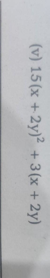 Factorisation Math Class 8