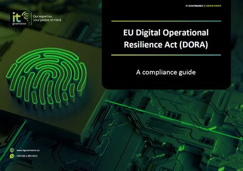 Eu Digital Operational Resilience Act Dora A Compliance Guide Ireland