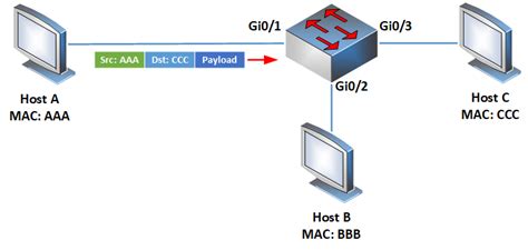 how does a network switch learn mac addresses