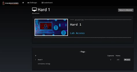 Hard Task 1 Blockchain Vulnmachines Walkthrough By Vulnmachines Medium
