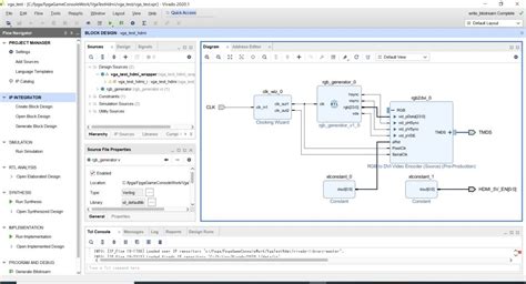 【fpga】zyboのplブロックでhdmi映像を出力する：前編 Ipインポートとioポート追加（fpga Verilogでゲーム機を