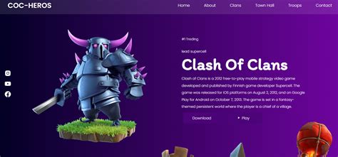 Github Imalkesaraclash Of Clans I Created Game Website Based On Clash On Clans But Not