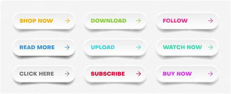 Premium Vector Click Here Web Button With Hand Cursor Action Button
