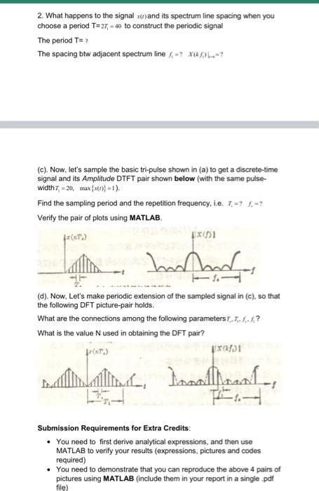Solved A Given A Triangular Pulse Signal Xt And Its
