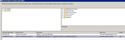 Hick Null Values In Fields Or Rows Handling In Ssis Expression