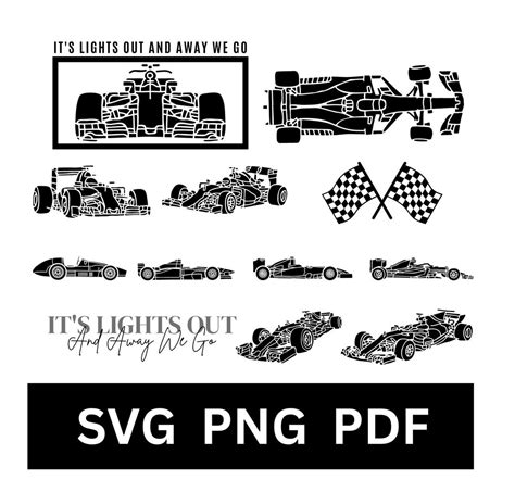 Race Cars Svg Bundle Formula 1 Svg Bundle F1 Car Svg Bundle F1