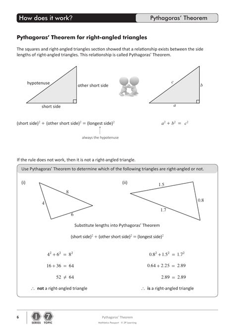 Pythagorean Theorem Worksheet Answer Key E