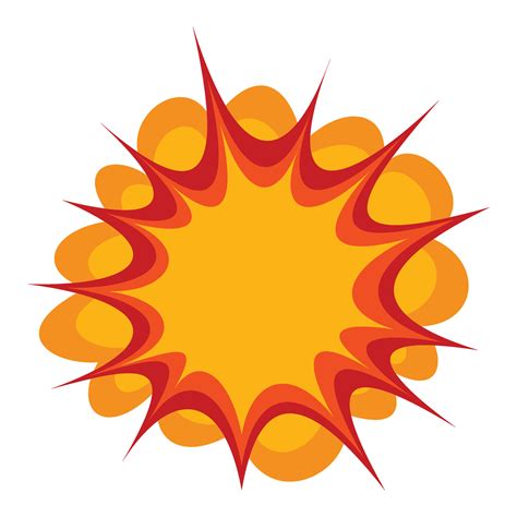 Comic Explosion Effect Vector Art At Vecteezy