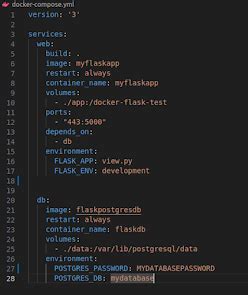Docker Basic Flask App With Postgresql Connection