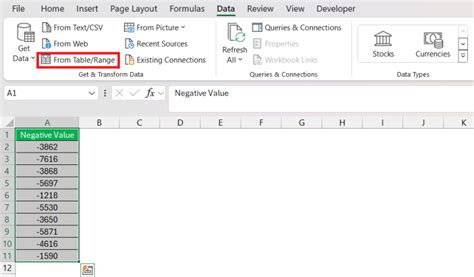 Excel Formula To Convert Negative Value To Positive Value Step By