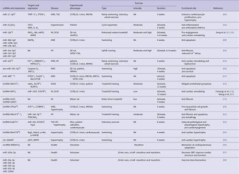 Exercise Mediates Noncoding Rnas In Cardiovascular Diseases