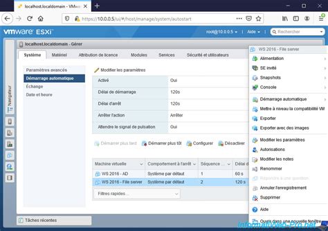 Put The Vmware Esxi 67 Server In Maintenance And Manage The Automatic