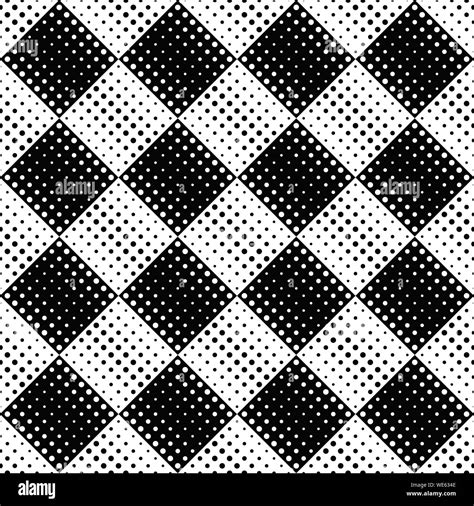 Seamless Dot Pattern Background Abstract Monochrome Vector Graphic