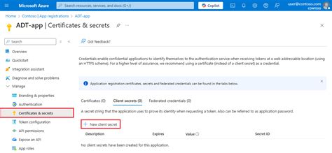 Create An App Registration With Azure Digital Twins Access Azure Digital Twins Microsoft Learn