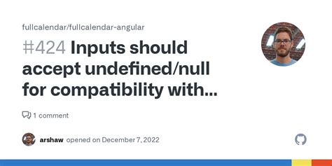 inputs should accept undefined null for compatibility with async