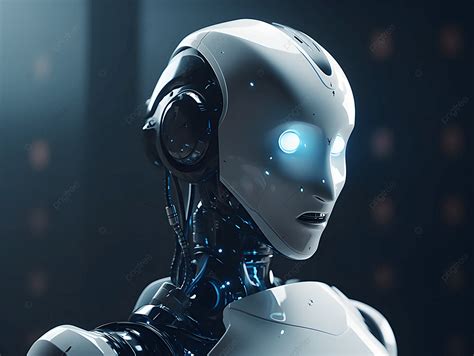 artificial intelligence robot high tech advertising background robot artificial intelligence