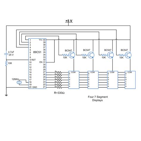 Simple Digital Clock Using Microcontroller AT C Open Source Hardware And Computing