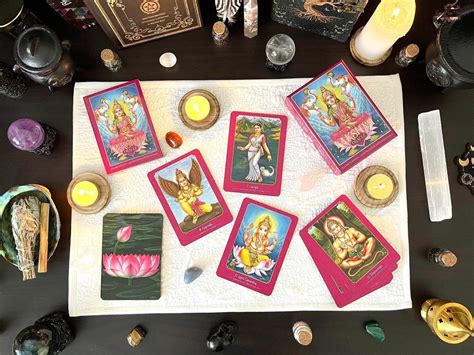 Lakshmi Oracle Hindu Gods Oracle Card Oracle Deck Card Deck Divination Card Reading Card