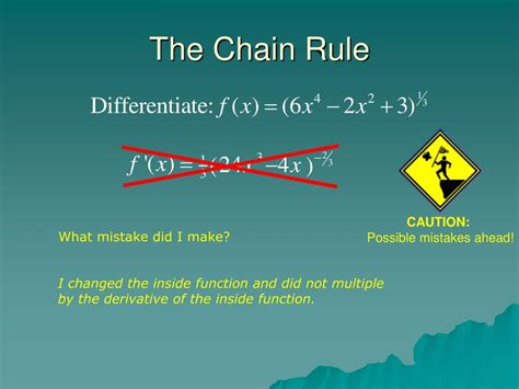PPT The Chain Rule PowerPoint Presentation Free Download ID