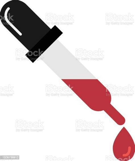 드롭러 전문가 연구 장비 도구 벡터 아이콘 디자인 백색 배경에 생물 공학 및 생명 공학 기호 실험실 샘플 피커 디자인 건강관리와 의술에 대한 스톡 벡터 아트 및 기타 이미지