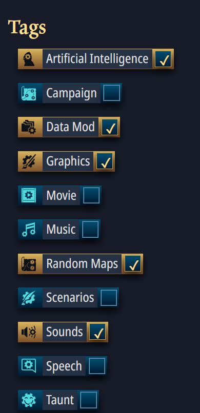 Bug Report AoE Mod Type Is Being Shown Wrong III Modding Age Of Empires Forum