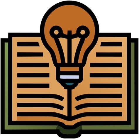 지식 아이콘 프리미엄 벡터