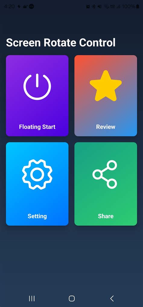 Screen Rotate Control Apk For Android Download