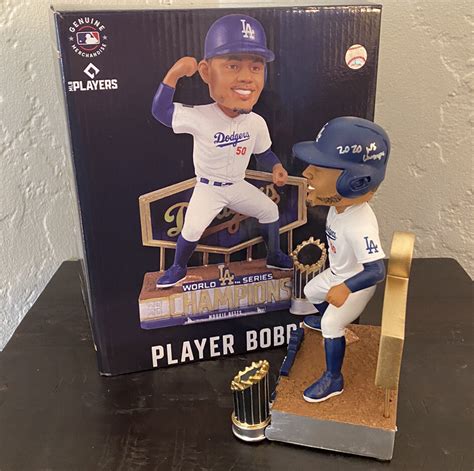 Mookie Betts Dodgers Signed Autographed 2020 World Series Bobblehead