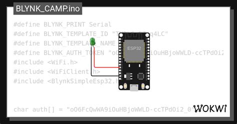 Blynko พงศ์ปณต Copy Wokwi Esp32 Stm32 Arduino Simulator