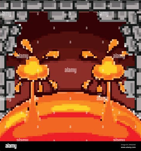 Game Pixel Interface Stock Vector Image Art Alamy