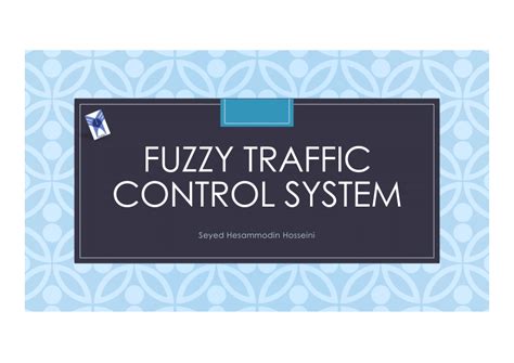 Pdf Fuzzy Traffic Control System