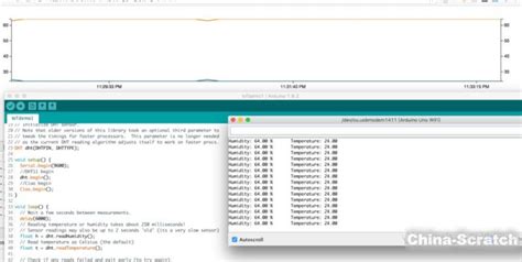 Arduino Mqtt 搭建物联网可视化温度实时监测scratch少儿编程网 Arduino Mqtt 搭建物联网可视化温度实时监测scratch少儿编程网