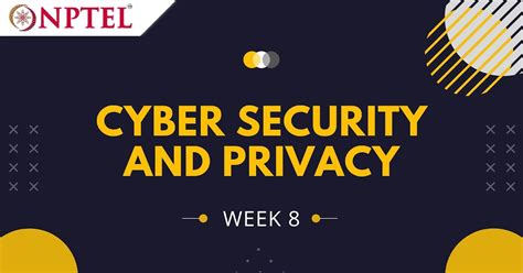 Cyber Security And Privacy Week 8 Solutions