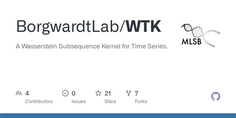 GitHub BorgwardtLab WTK A Wasserstein Subsequence Kernel For Time Series