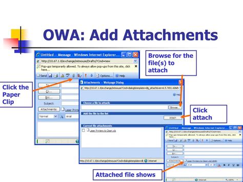 Ppt Outlook Web Access Owa Powerpoint Presentation Free Download