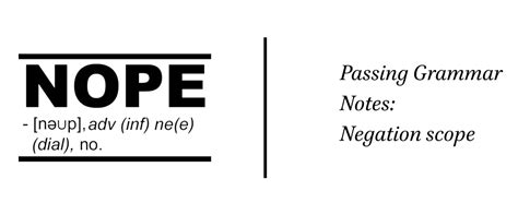 passing grammar notes negation scope koine greek