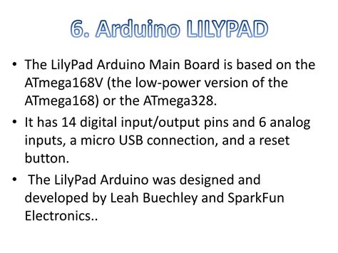 Different Arduino Boards PPT