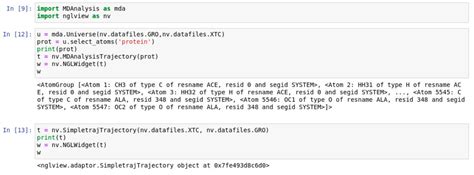 Nglview Showing Nothing After Applying Fix For AttributeError On Import Issue