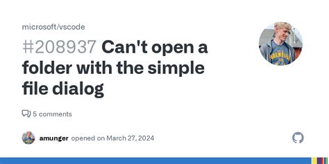 Cant Open A Folder With The Simple File Dialog · Issue 208937