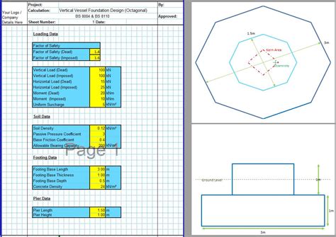 Combined Footing Design Excel Sheet Civilweb Spreadsheets