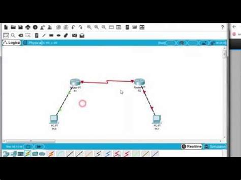 Simple Static Routing With Two Cisco Routers With Packet Tracer Routing Table Static Routing