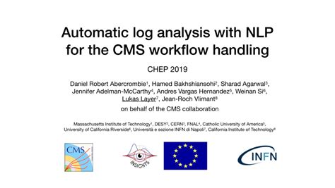 PDF Automatic Log Analysis With NLP For The CMS Workflow Handling