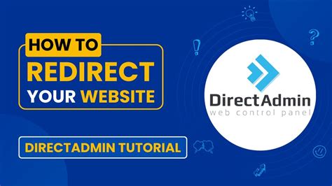 How To Redirect Your Website In Directadmin Pamir Webhost Youtube